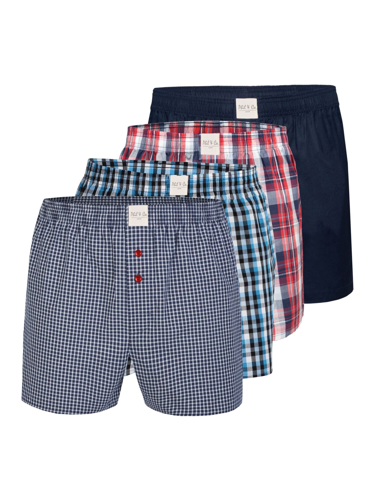 Men's Wide Boxer 6-Pack Design 724d | L | buy online | Phil & Co. Berlin